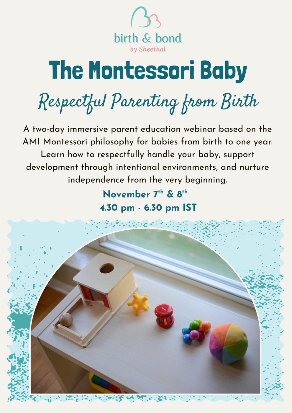The Montessori Baby – Respectful Parenting from Birth – Birth & Bond by ...